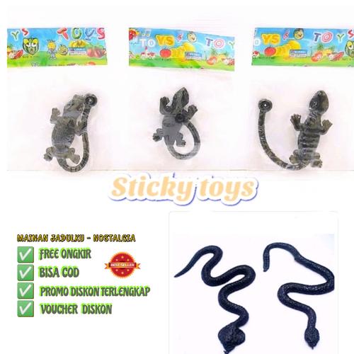Jual mainan cicak splat toy nempel dinding - ULAR KECIL - Jakarta Barat ...