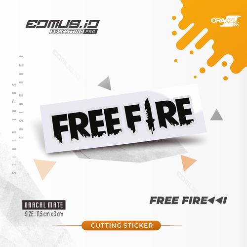 Jual Cutting Stiker Free Fire | Cutting Sticker Oracal Premium - Putih ...