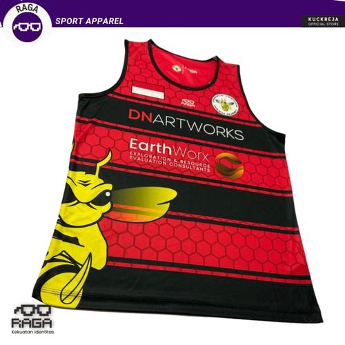 Jual Rugby Singlet - Jakarta Tawon Touch Rugby (RED) - XXL - Jakarta ...