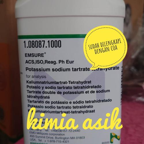 Jual kalium natrium tartrat Merck 1 kg - Kab. Malang - kimia asik ...