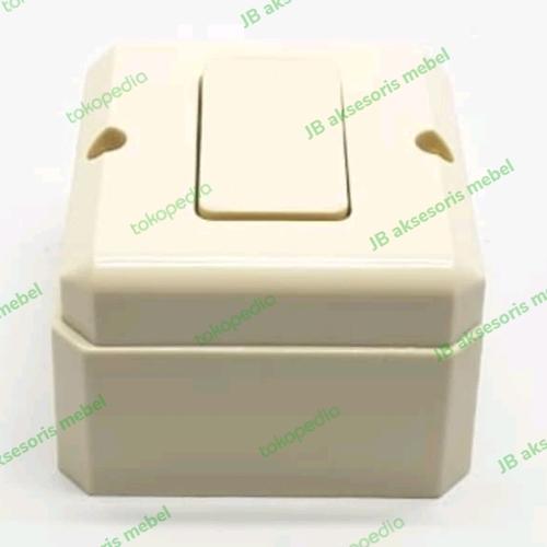 Jual SAKLAR LAMPU TEMPEL SINGLE (OB) / SAKLAR TEMPEL TUNGGAL ENGKEL ...