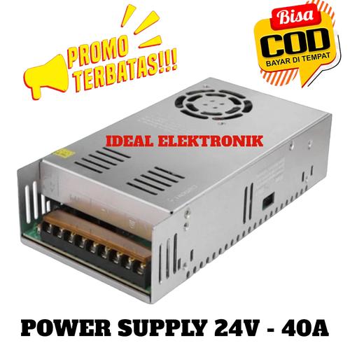 Promo POWER SUPPLY 24V 40A/PSU 24V 40A SWITCHING POWER - Jakarta Pusat ...