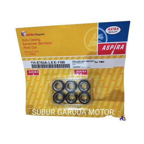Jual ROLLER LEXI AEROX NMAX XEON MIO M3 11 GRAM MERK ASPIRA KUALITAS ...