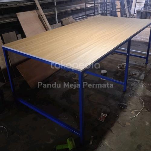Jual Meja Besi 1 Alas Papan Triplek Lapis Kertasive Meja Kantor ...