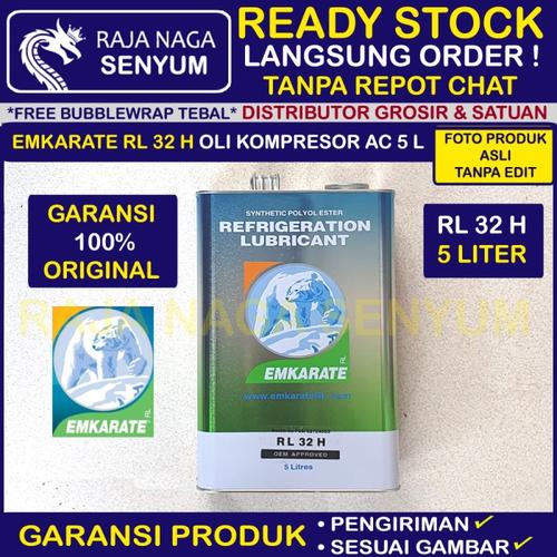 Jual EMKARATE RL32 / RL 32 H / RL32H OLI KOMPRESSOR AC 5 LITER / 5L / 5 ...