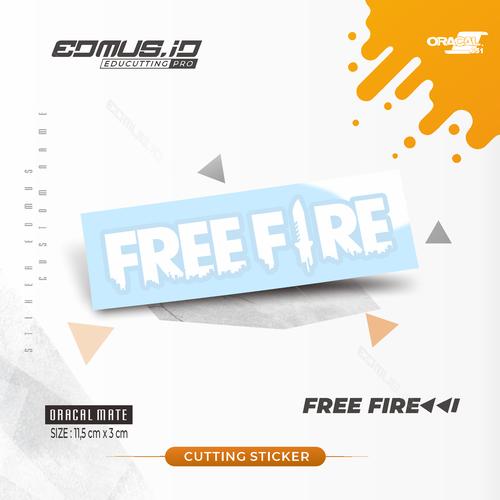 Jual Cutting Stiker Free Fire | Cutting Sticker Oracal Premium - Putih ...