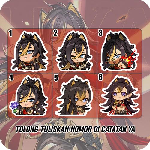 Jual Stiker Glossy Dehya Genshin Impact, Sticker Anime Lucu Untuk HP ...