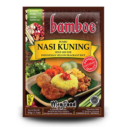 Promo Bumbu Instant Bamboe Nasi Kuning | Bumbu Nasi Kuning Instant ...