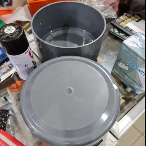 Jual Dop Pipa 8 inci TUTUP PIPA PVC 8" DOP POLOS PRALON 8 INCH cap 8 ...