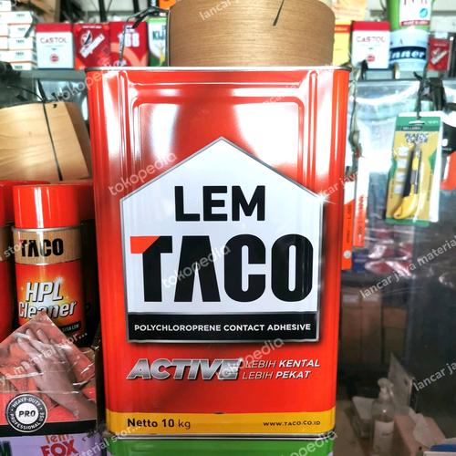 Jual Lem kuning serbaguna Taco Active 10kg lem hpl kayu triplek vinyl ...