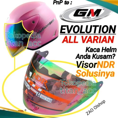 Jual visor kaca helm gm evo evolution fighter - smoke - Kab. Brebes - titan_acc | Tokopedia