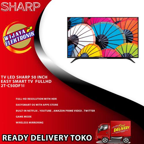 Jual TV LED SHARP 50 INCH 2T-C50DF1i SMART TV FULLHD - 50DF1i - Kota Tangerang Selatan - wijaya ...