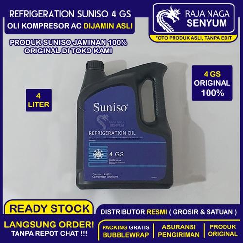 Jual SUNISO 4GS / 4 GS OLI KOMPRESOR / KOMPRESSOR AC 4 LITER BOTOL - Jakarta Utara - RAJA NAGA ...