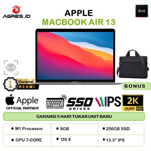 Promo LAPTOP APPLE MACBOOK AIR 13 M1 8C CPU 8GB 256SSD 7C GPU OS X 13.3 IPS Cicil 0% 3x ...