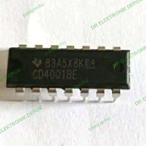 Jual IC 4001 CD4001 Four 2-input NOR Gate 14 CMOS CD4001BE DIP - Kota Depok - DR ELEKTRONIK ...