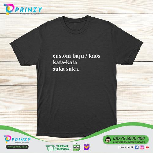 Jual Custom Baju / Kaos Kata-Kata (Anak, Dewasa, Couple, Family ...