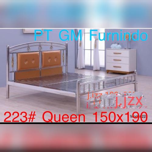 Jual RANGKA RANJANG BESI STAINLESS 223# UKURAN KING 180x200 ( BATAM ...