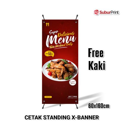 Jual Cetak Print Standing X Banner 60x160 Benner Produk Baner Wisuda ...