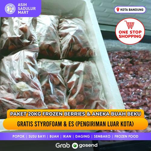 Jual Frozen Berry dan Aneka Buah Beku 20kg Paket Luar Kota / Bandung ...