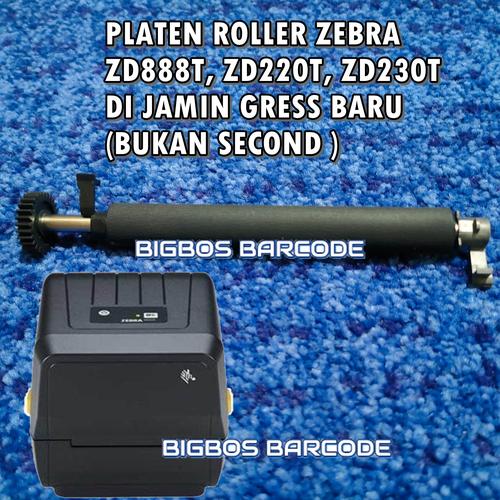 Jual PLATTEN ROLLER ZEBRA PRINTER BARCODE ZD220 - ZD888 - ZD230 GRESS ...