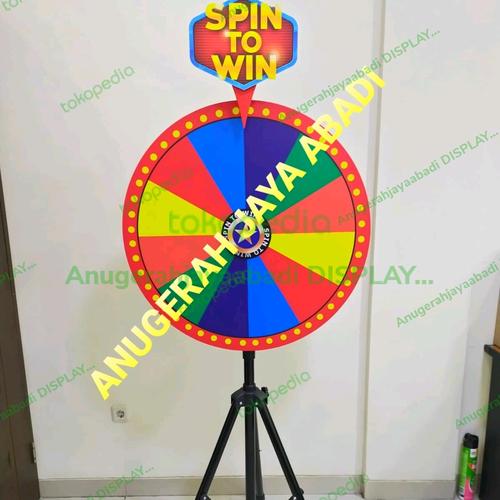 Promo WHEEL OF FORTUNE 50CM MODEL ANGKA ROULETTE /RODA UNDIAN ANGKA ...