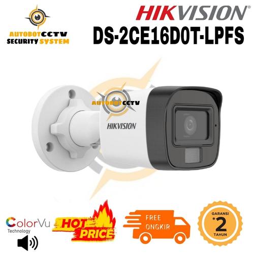 Jual CAMERA CCTV OUTDOOR 2MP HIKVISION DS-2CE16D0T-LPFS DUAL-LIGHT AUDIO - Jakarta Barat ...