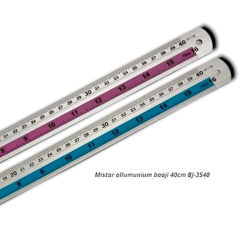 Jual PENGGARIS MISTAR BESI ALUMINIUM ANTI KARAT 40 CM - Kota Bandung ...