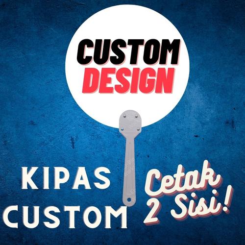 Jual Kipas Custom Cetak 2 Sisi Promosi Perusahaan, Souvenir Kampanye ...