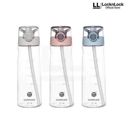 Jual lock n lock botol minum 800ml one touch clip water hap689 - Putih ...
