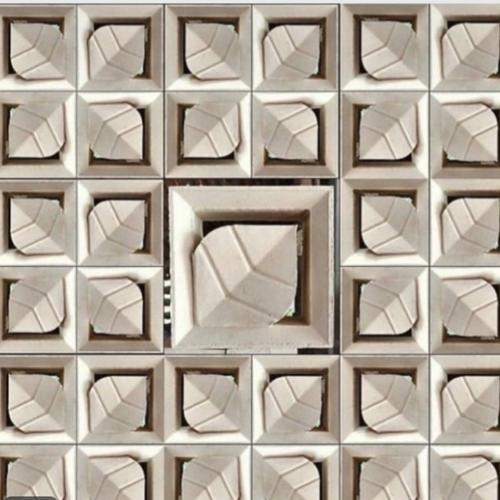 Jual Roster putih daun Tablo/lubang angin/minimalis/modern/ventilasi ...