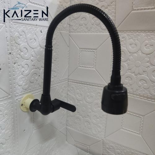 Jual kran kitchen sink angsa fleksibel dinding HITAM - Jakarta Pusat ...