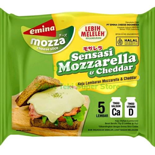 Jual Keju Mozzarella Slice Lembaran Emina 5 pcs 75gr - Jakarta Utara ...