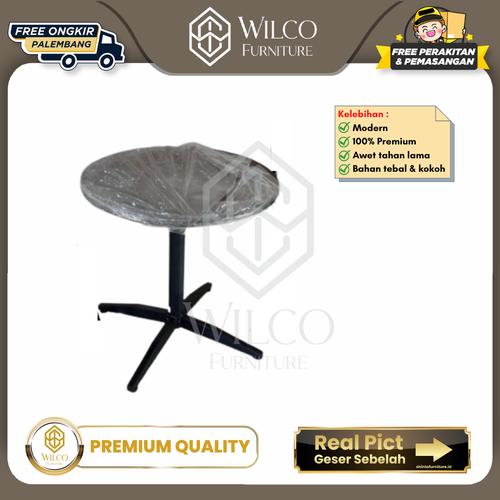 Jual Meja Cafe Besi Bulat Outdoor / Meja Besi Teras Furniture Palembang ...