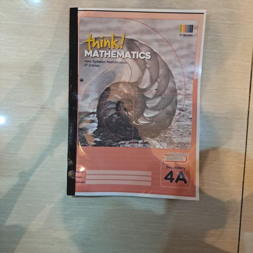 Jual THINK! MATHEMATICS 8TH EDITION WORKBOOK 4A (BACA KETERANGAN ...