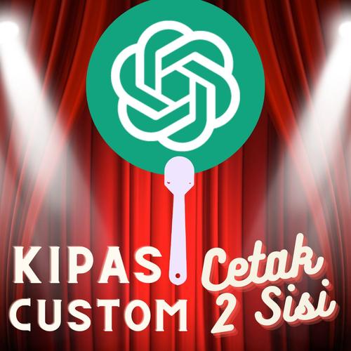 Jual Kipas Tangan Custom Logo utk Promosi, Souvenir, Gift Perusahaan ...