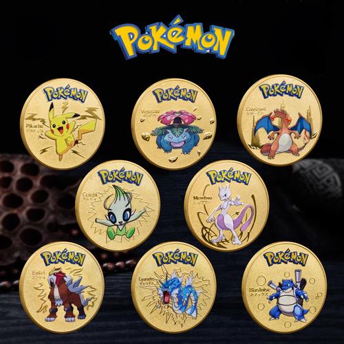 Jual Pokemon Coin Gold Metal - Koin Pokemon Emas Logam - Pokemon Gold ...