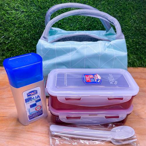 Jual Lock n Lock Lunch Box Set with Termal Bag Ice Blue - Jakarta Timur ...