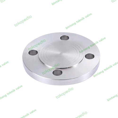 Jual Blind flange stainless 1" inch jis 10k / flange buta 1" inch jis ...