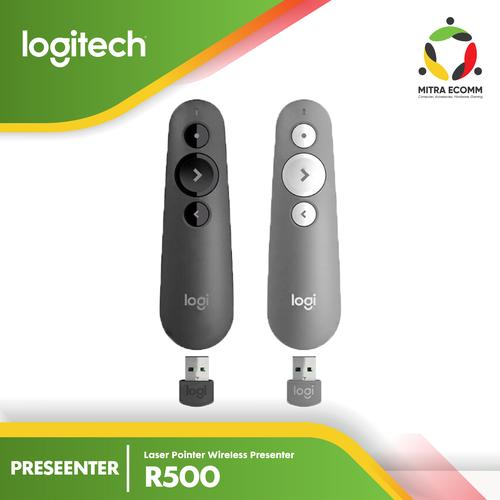 Promo Logitech R500 / R 500 Wireless Presenter / Laser Pointer - Hitam ...