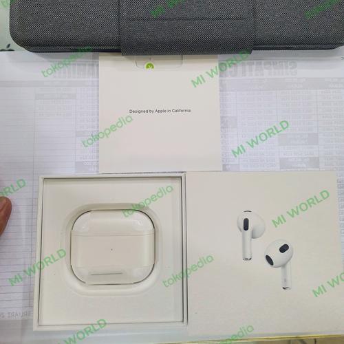 Jual (ibox) apple airpods 3 airpod 3rd gen 3 gen3 original ex resmi ...