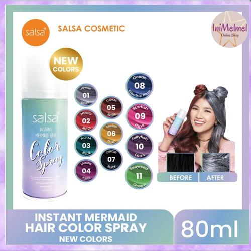Jual Salsa Instant Mermaid Hair Color Spray 80 mL/ Cat Rambut ...