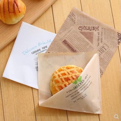 Jual Kertas Donut / Kertas Burger / Kertas Bungkus Makanan Isi 100pcs ...