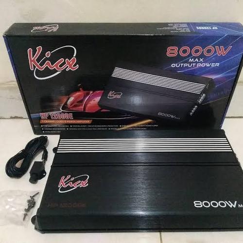 Jual power monoblock KICK HP 1200 DE power mobil subwoofer 8000 watt ...