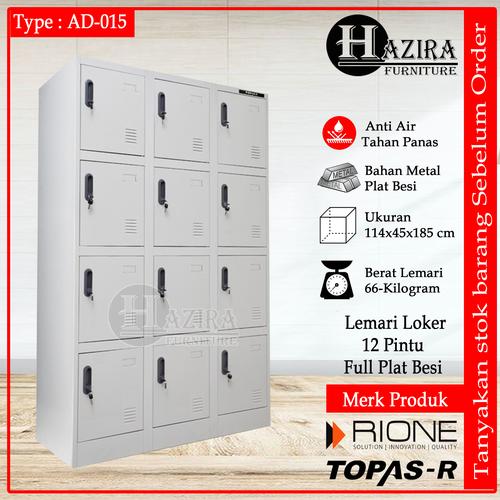 Jual Lemari Loker 12 Pintu | AD 015 | RIONE - Kota Surabaya - Gudang ...
