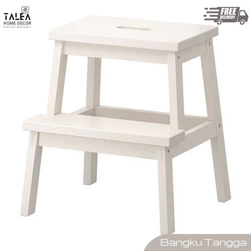 Jual Step Stool Bangku Tangga Kayu Solid Tangga Kitchen Set Tangga ...