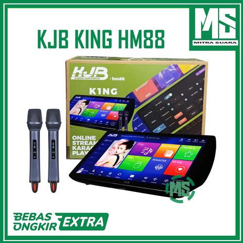 Jual KJB HM88 KING K1NG touchscreen karaoke all in one kaio 2 wireless mic - PAKING KAYU ...