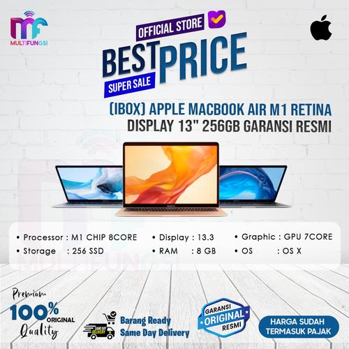 Promo (IBOX) Apple Macbook Air M1 8GB 256GB Retina Display 13" GARANSI ...