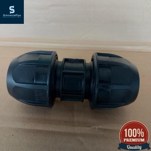 Jual COUPLER PIPA HDPE 32MM (1 INCH) / SAMBUNGAN FITTING PIPA HDPE 32MM ...