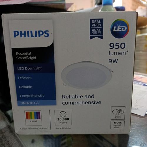 Jual lampu philips downlight panel dn027b g3 5" 9w 6500k - Jakarta ...