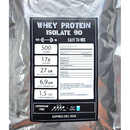 Jual Susu Protein Whey Protein ISOLATE WPI 90 500 gram - Jakarta Pusat ...